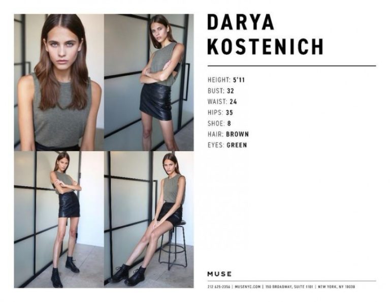 Darya Kostenich @ MUSE Model Management | Al Models - Model Agency in ...
